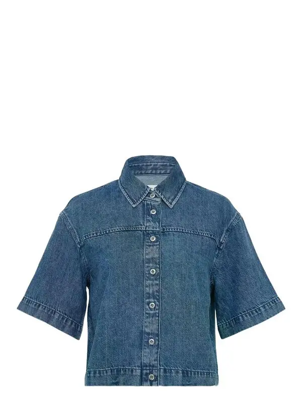 Rag & Bone Stevie Short-sleeve Shirt - Blue