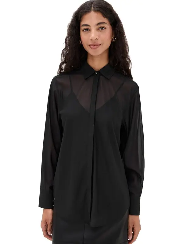 LA LIGNE Alexi Shirt - Black