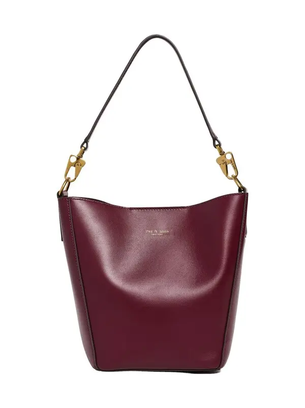 Rag & Bone Parker Bucket Bag - Garnet