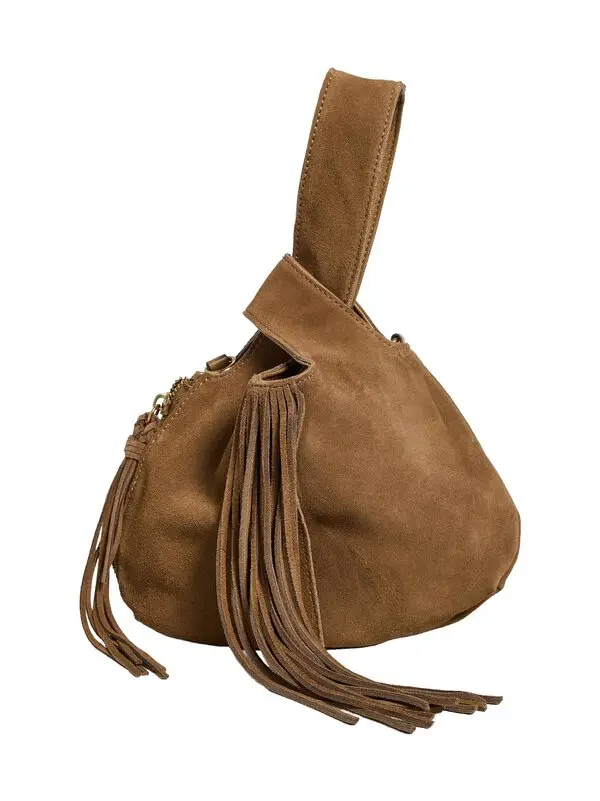 Dolce Vita Zury Handbag - Camel Suede