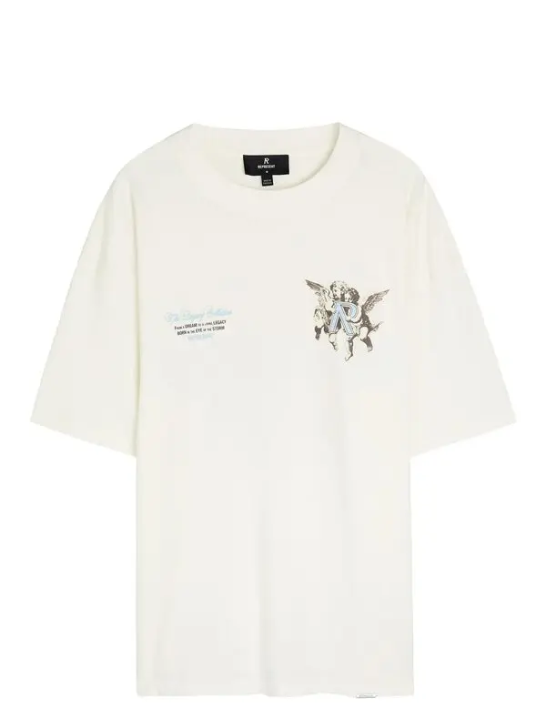 REPRESENT Legacy Cherubs Logo Cotton T-shirt - White