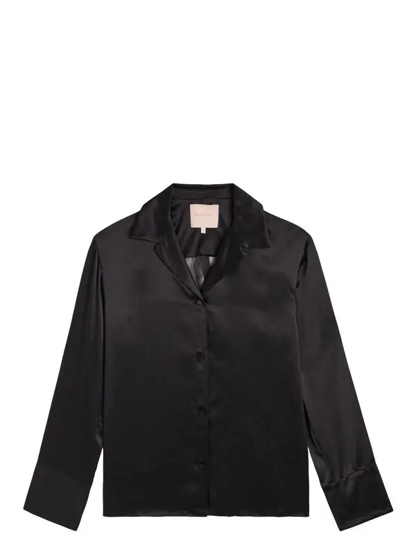ROKSANDA Delan Silk-satin Shirt - Black