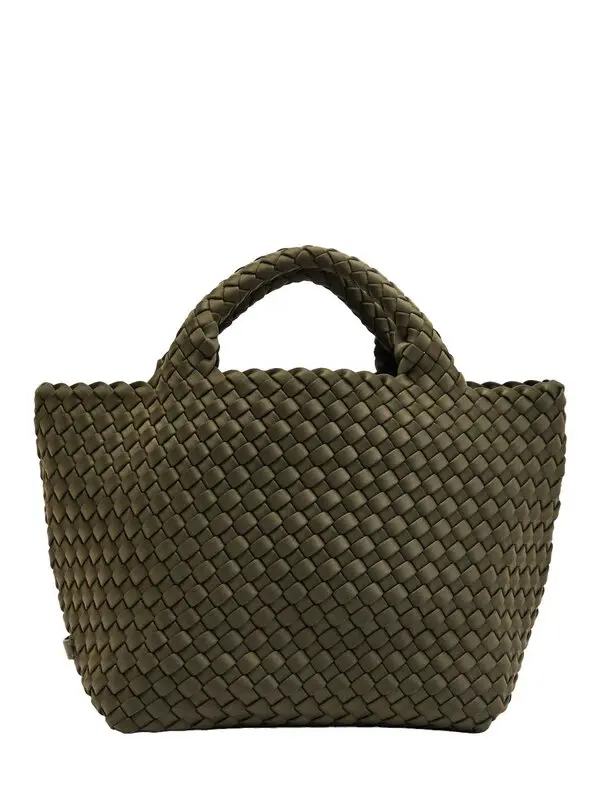NAGHEDI St. Barths Small Woven Tote - Olive