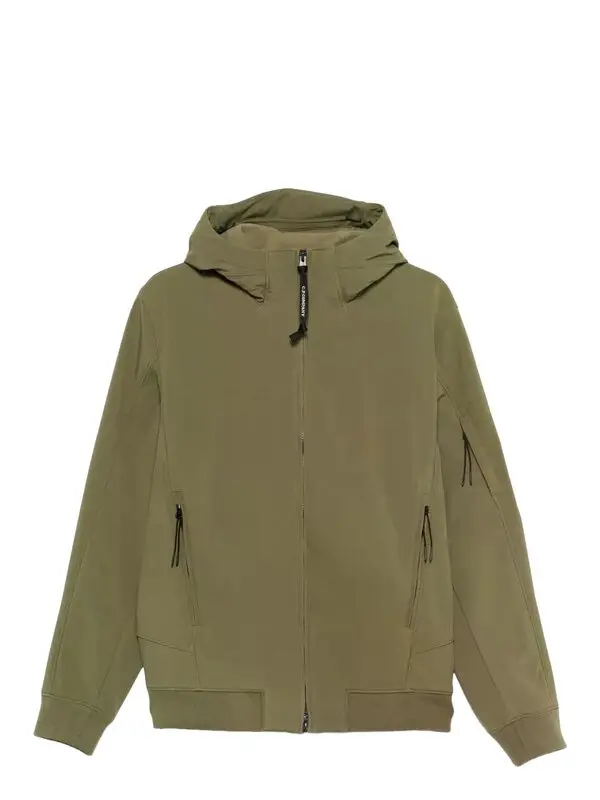 C.P. COMPANY Hooded Zip-front Jacket - Green