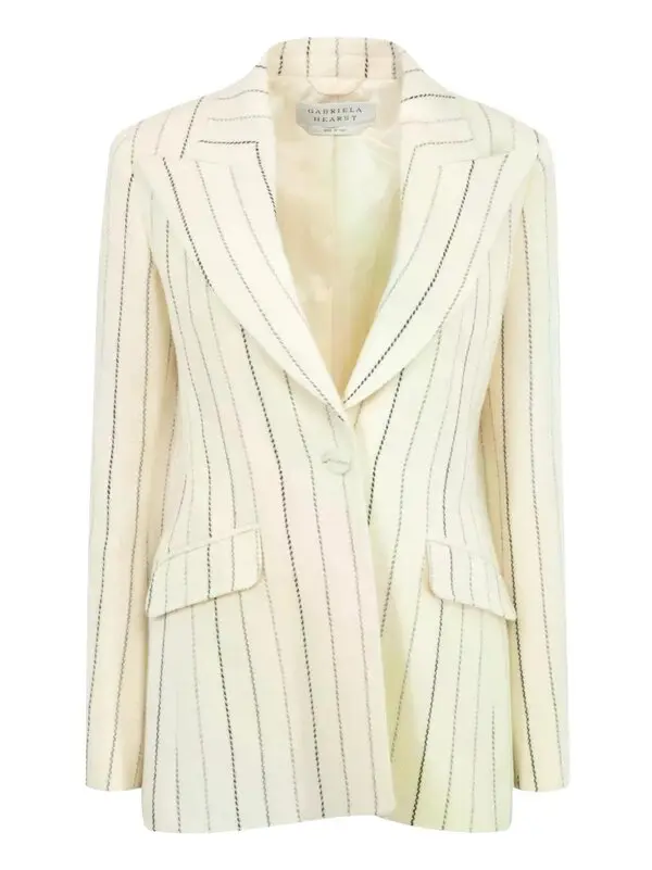Gabriela Hearst Striped Blazer - Neutrals