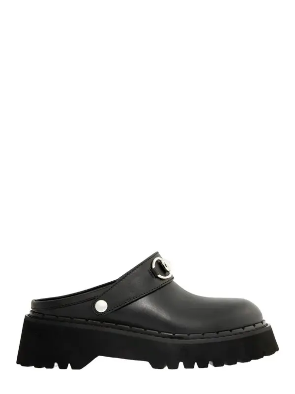 Gucci Horsebit Platform Mules - Black