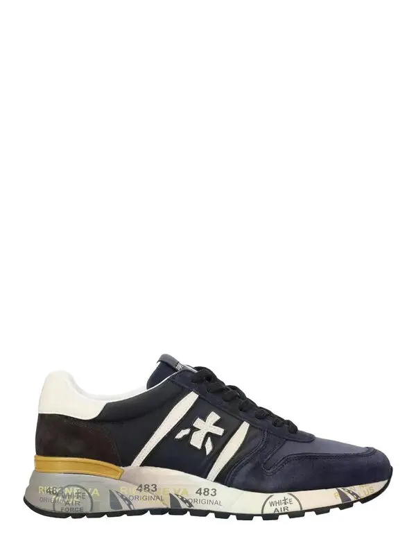 Premiata Lander 7702 Lace-up Sneakers - Blue