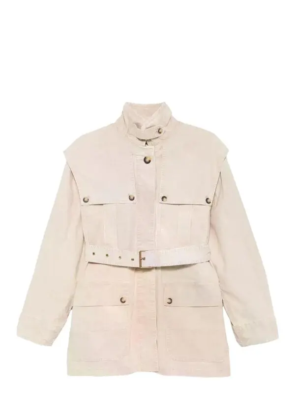 MARANT ETOILE Belted Flap-pocket Jacket - Neutrals
