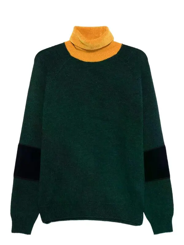 1989 STUDIO Two-tone Jumper - Green