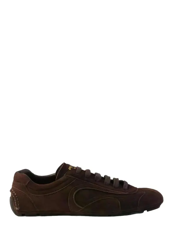 Prada Montecarlo Re-edition 2005 Suede Sneakers - Brown