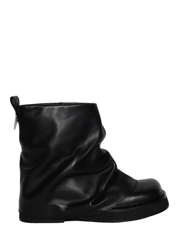 Attico Mini Robin Combat Boots - Black