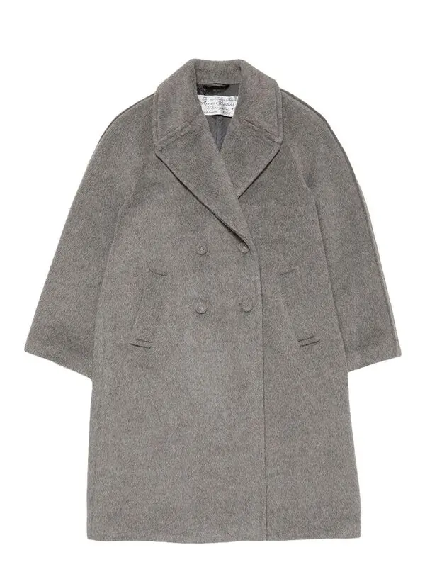 Acne Studios Double-breasted Wool-blend Coat - Grey
