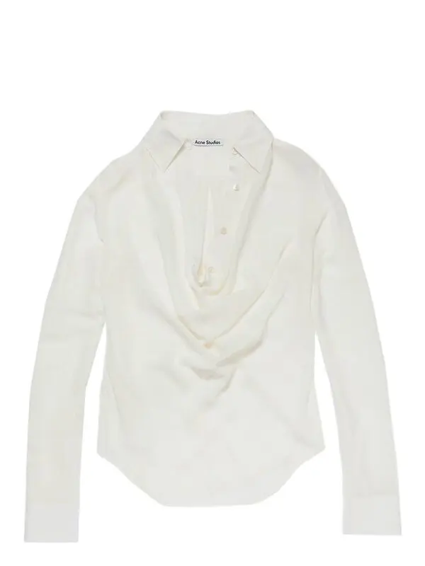 Acne Studios Silk Blouse - White