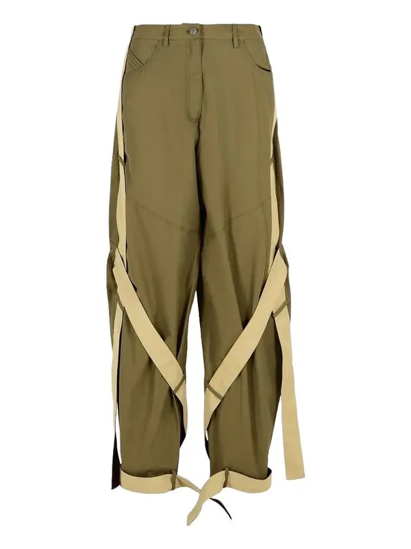 Attico Military Long Pant - Green