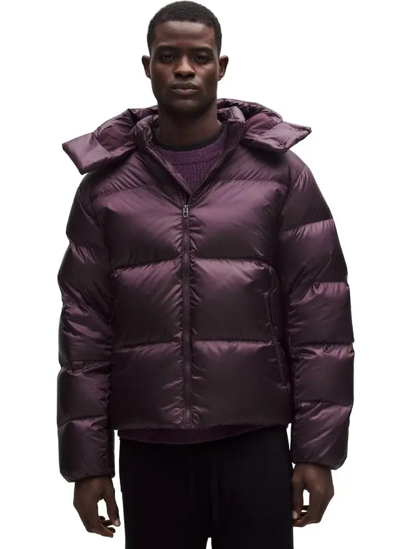 Lululemon Puffer Jacket - Black Plum