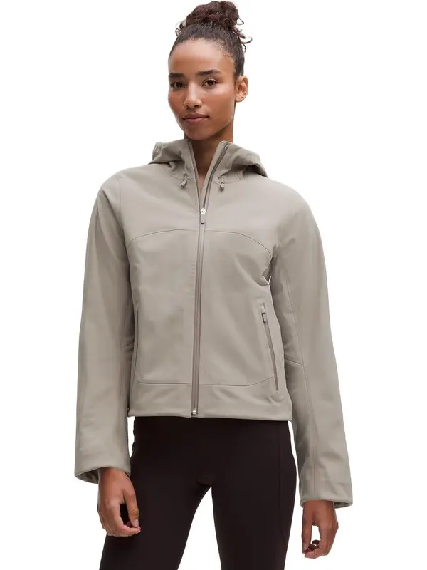 Lululemon Cross Chill City-to-trail Jacket - Warm Ash Grey