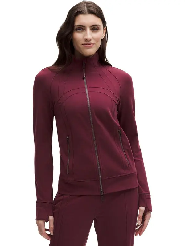 Lululemon Define Track Jacket - Burgundy Bay