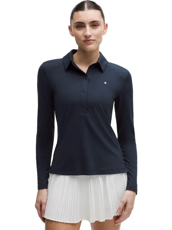 Lululemon Quick-dry Long-sleeve Polo - True Navy