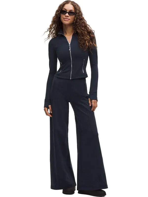 Lululemon High-rise Wide-leg Pants - True Navy