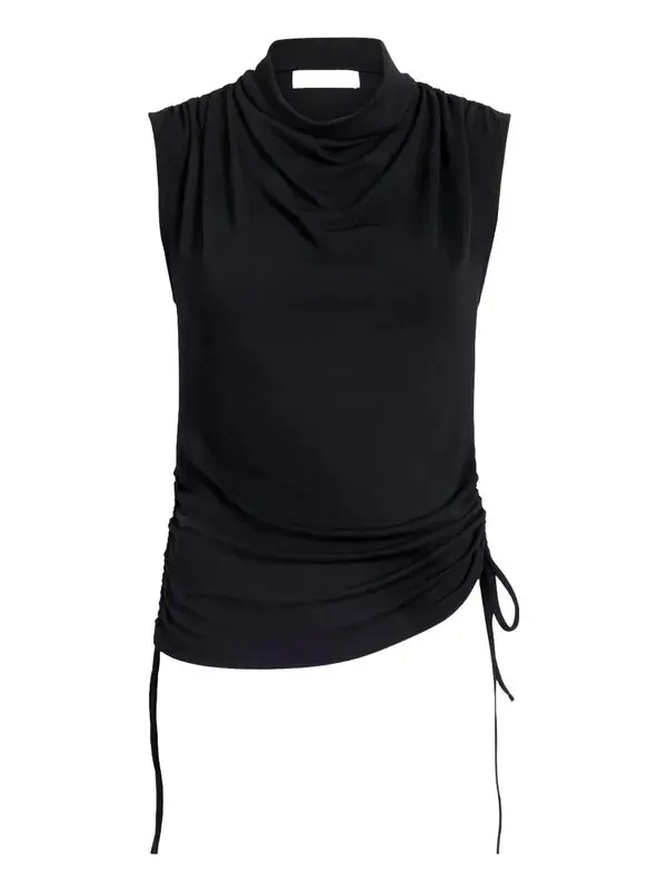 Proenza Schouler White Label Elna Cowl-neck Top - Black
