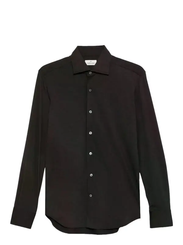 ALESSANDRO GHERARDI Long-sleeve Button-up Shirt - Brown