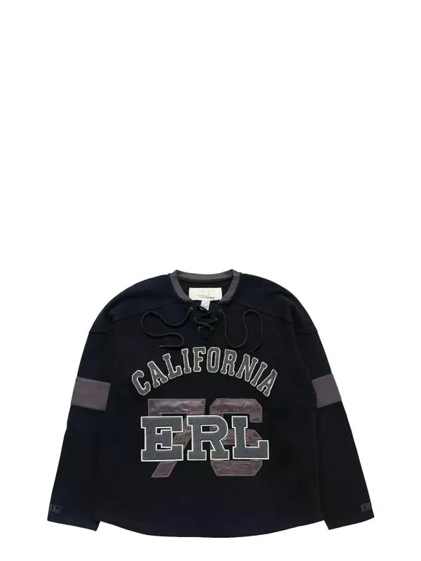 ERL Laced Hockey Jersey - Black