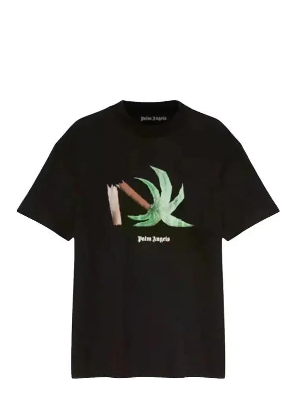 Palm Angels Broken Palm T-shirt - Black