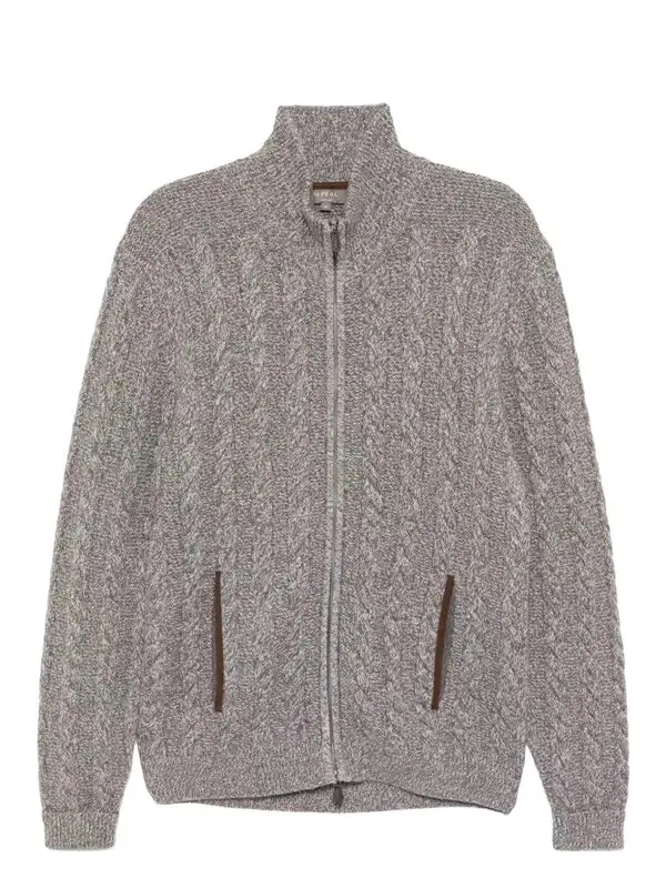 N.peal Richmond Cardigan - Brown