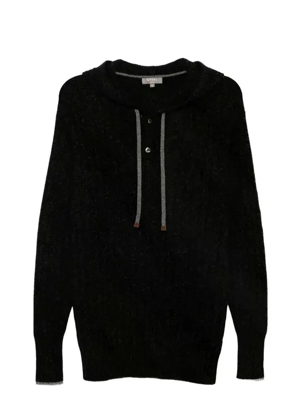 N.peal Fitzrovia Hoodie - Black