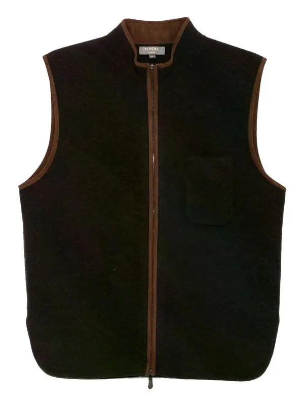 N.peal Shaftesbury Gilet - Brown