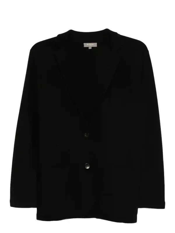 N.peal Single-breasted Blazer - Black