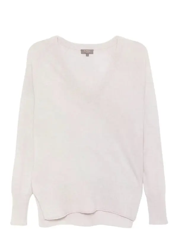N.peal V-neck Sweater - Neutrals