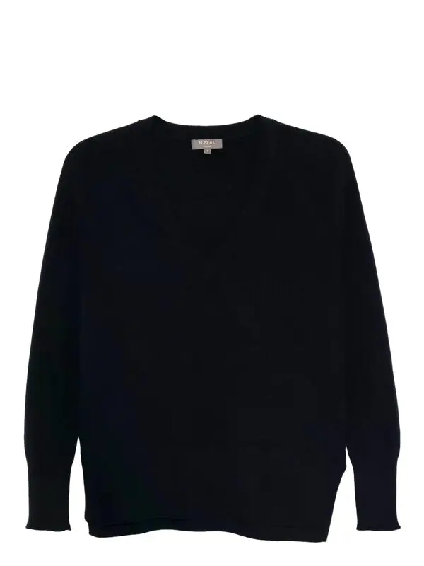 N.peal Cashmere V-neck Sweater - Blue