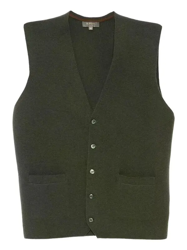 N.peal Chelsea Waistcoat - Green