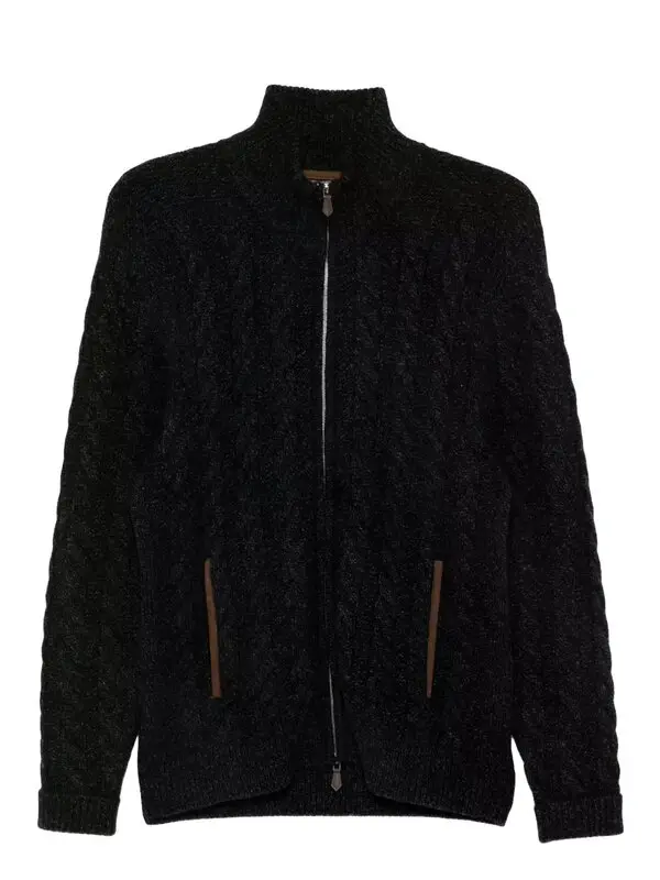 N.peal Richmond Cardigan - Black
