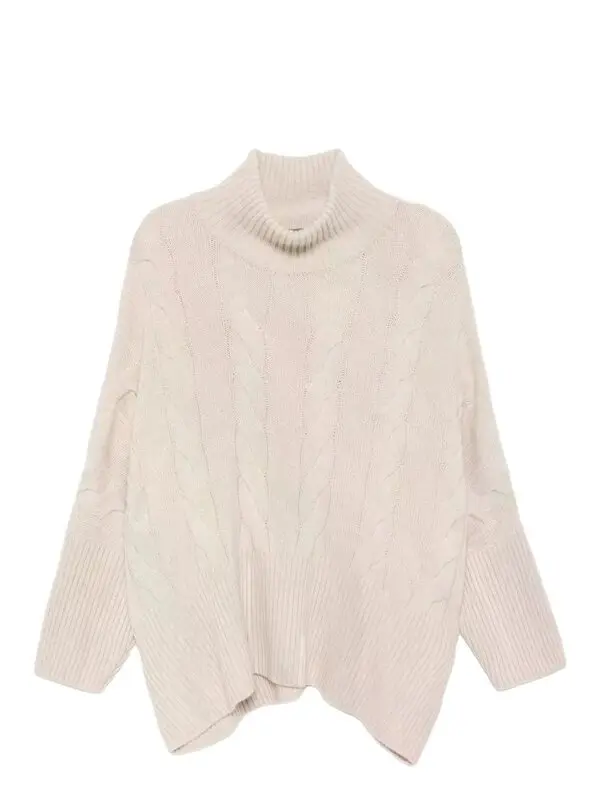 N.peal Cable Knit Sweater - Neutrals