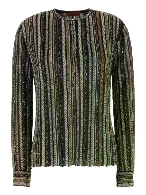 Missoni Striped Blouse - Neutrals