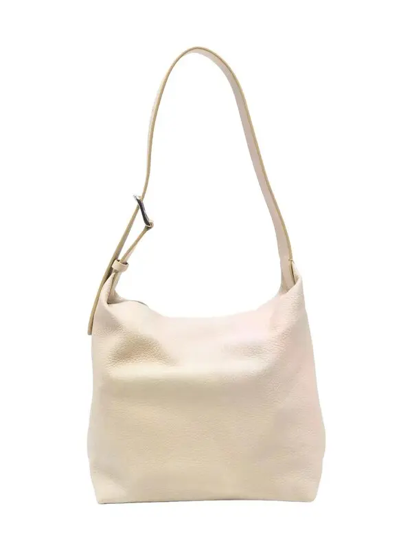 THE ROW Isa Buckle-fastening Leather Shoulder Bag - Neutrals