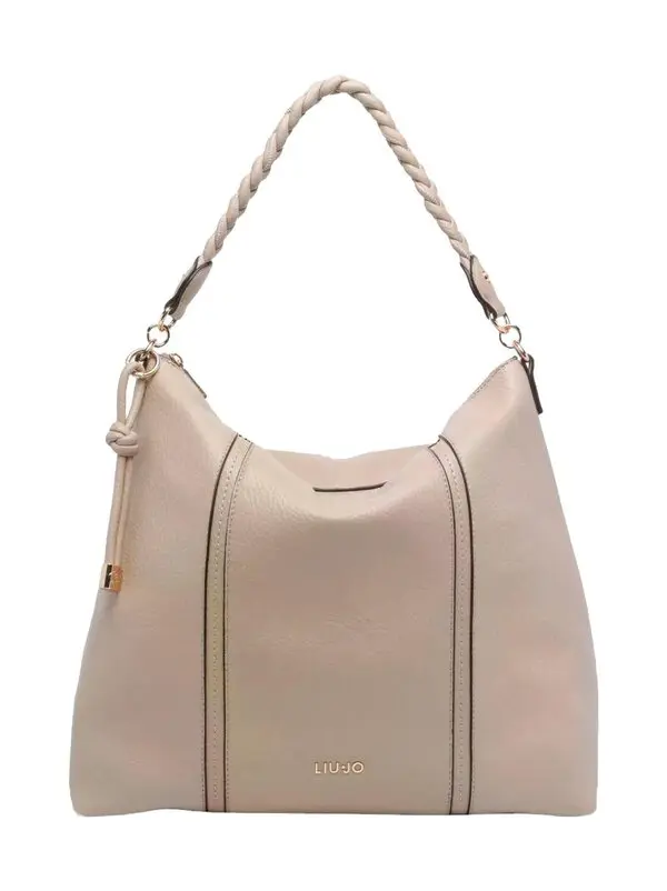 Liu Jo Logo-lettering Shoulder Bag - Neutrals