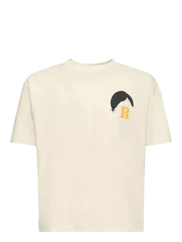 Rhude Moon-mountain Graphic T-shirt - Neutrals