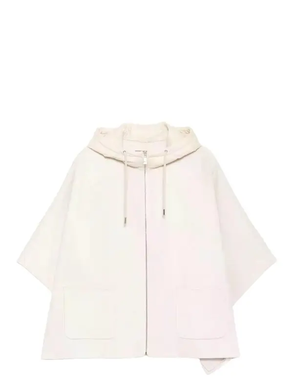 N.peal Hooded Cape - Neutrals