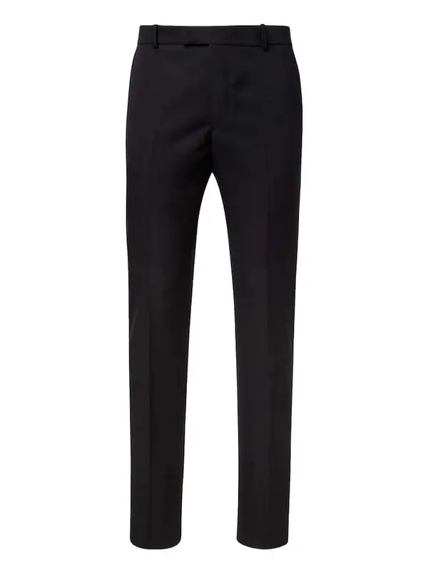 Alexander McQueen Wool Suit Pants - Black