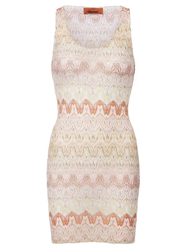 Missoni Lamé Minidress - Multicoloured