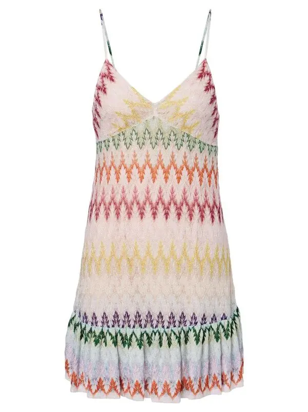 Missoni Lamé Minidress - Multicoloured