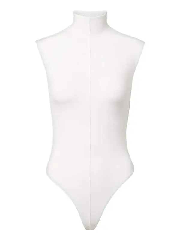 Wardrobe.NYC Jersey Bodysuit - White