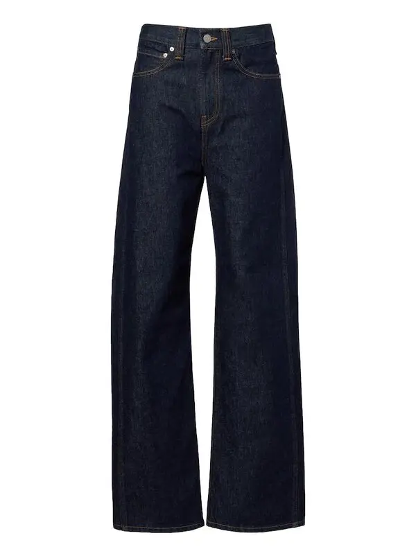 Khaite Benson High-rise Wide-leg Jeans - Blue