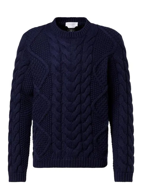 Gabriela Hearst Cable-knit Cashmere Sweater - Blue