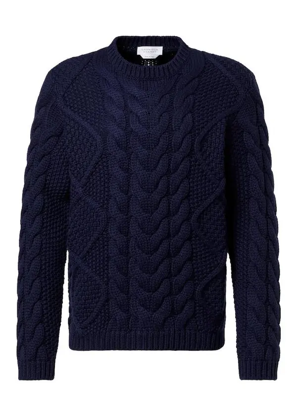 Gabriela Hearst Cable-knit Cashmere Sweater - Blue