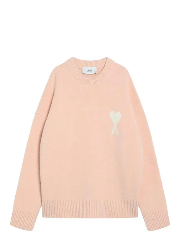 Ami Blend De Coeur Sweater - Beige