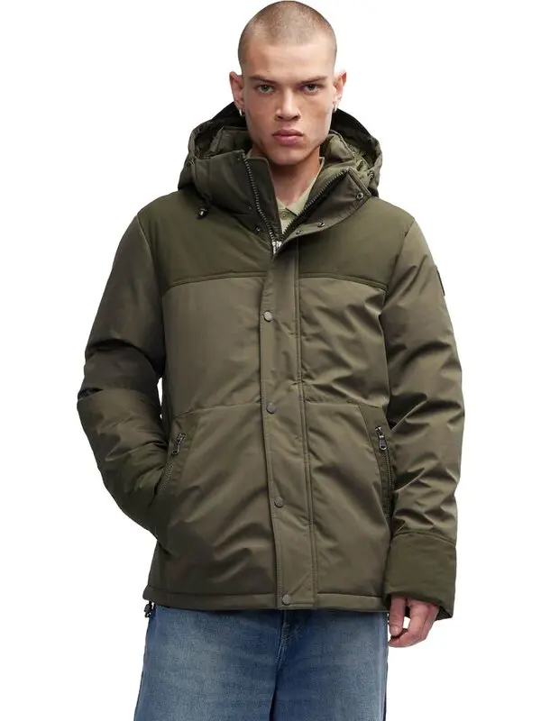 Pajar Wiyot Mixed Media Lightweight Jacket - Military